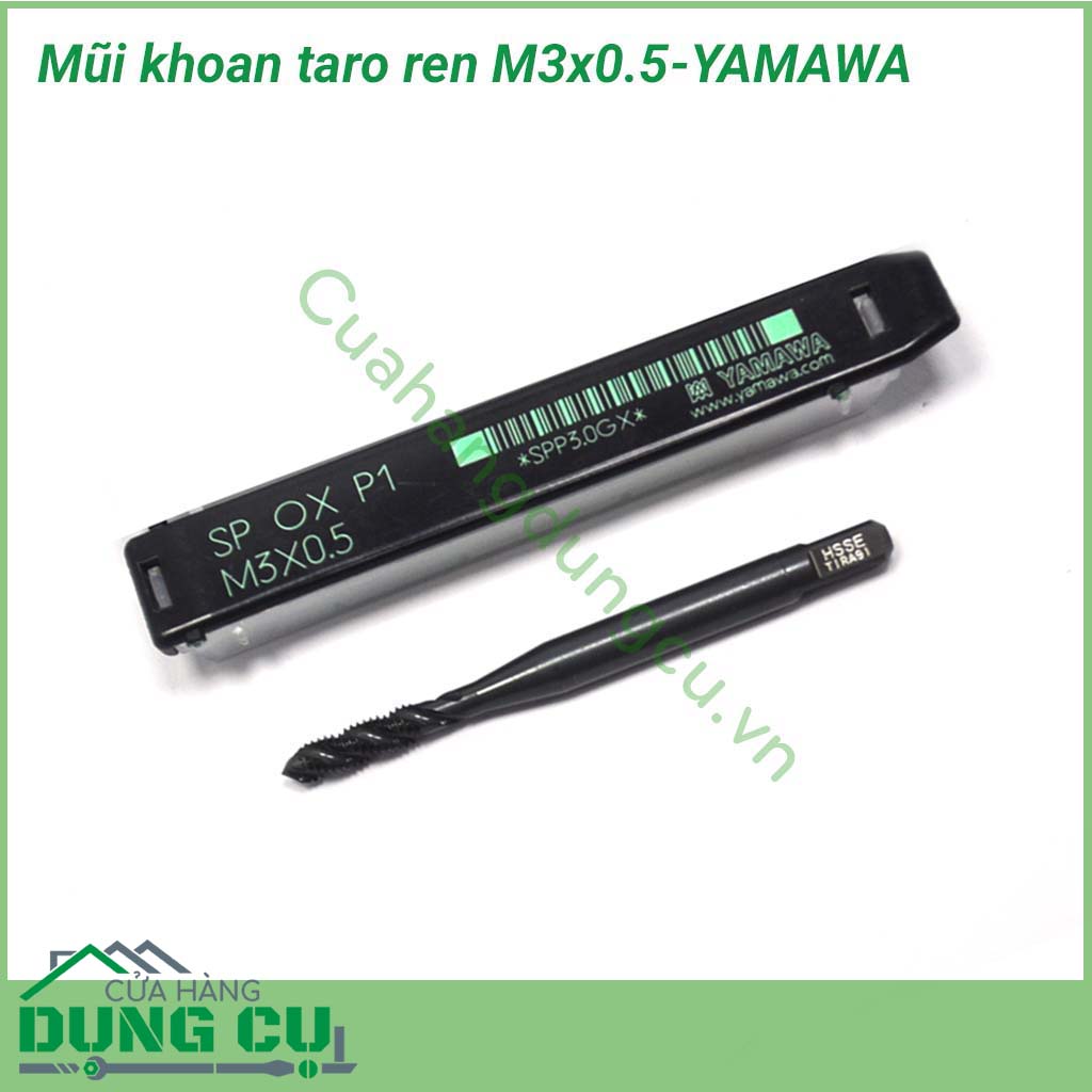 Mũi taro ren inox M3x0 5 YAMAWA