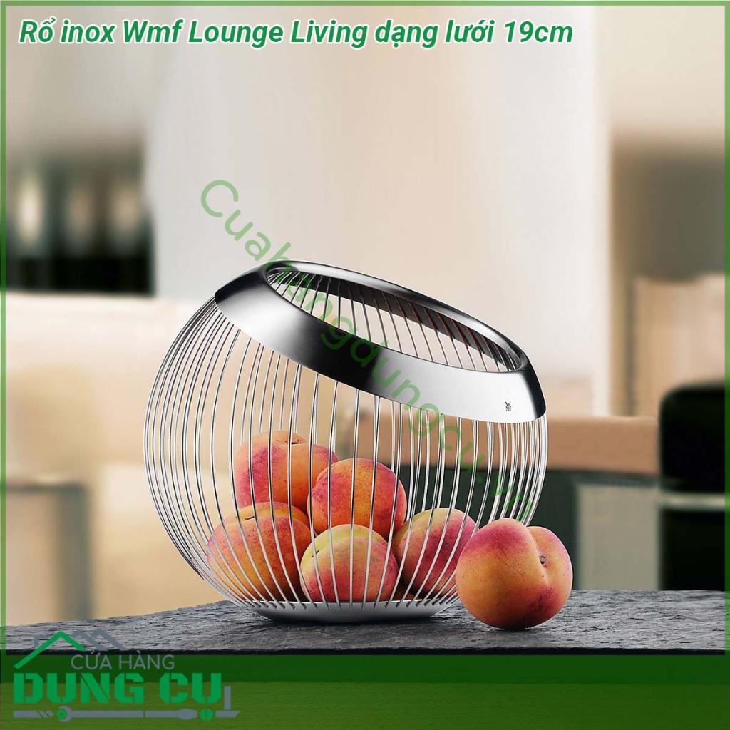 Rổ inox Wmf Lounge Living dạng lưới 19cm