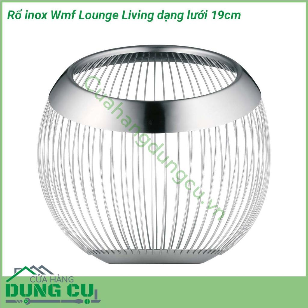 Rổ inox Wmf Lounge Living dạng lưới 19cm