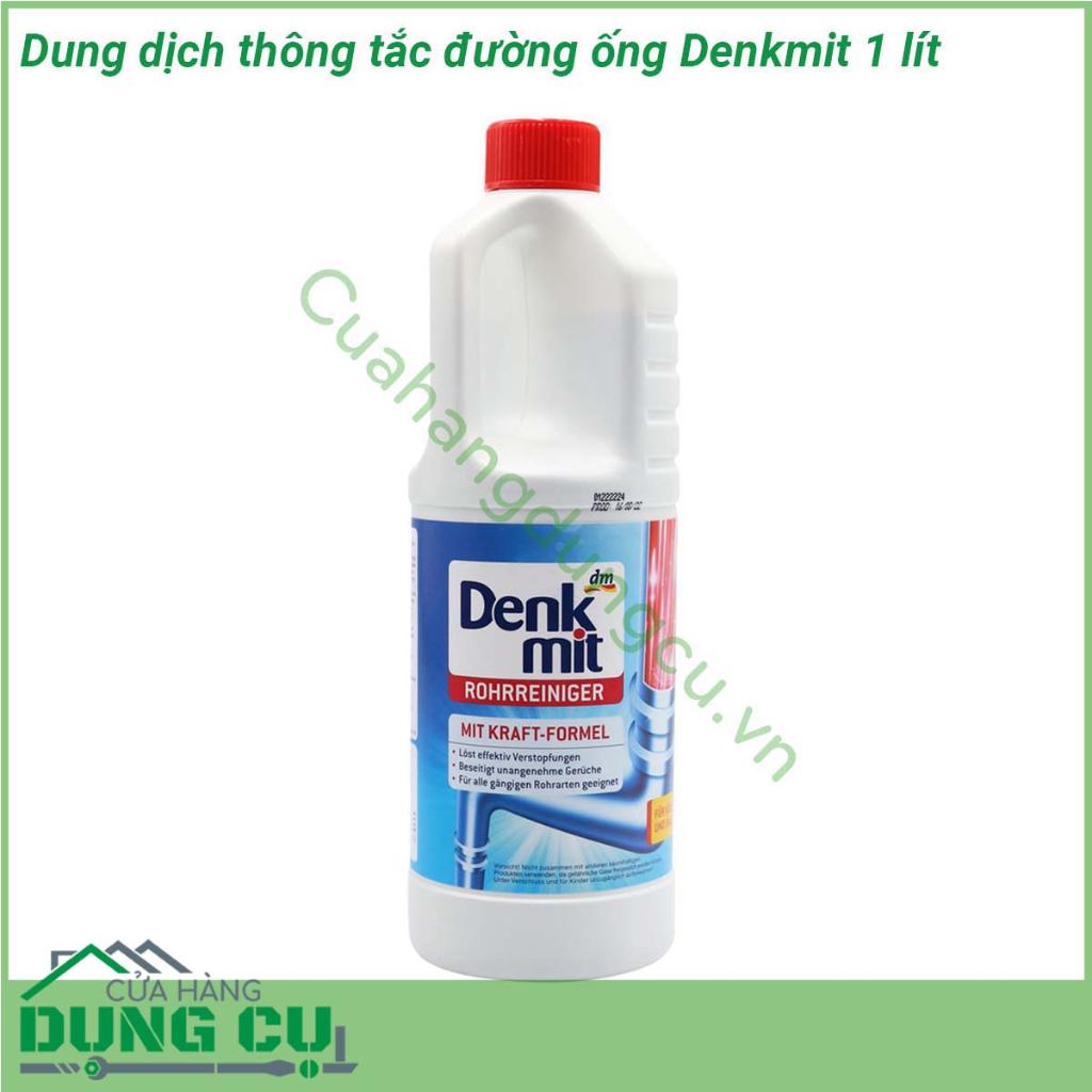 Dung dịch thông cống Denkmit 1 lít