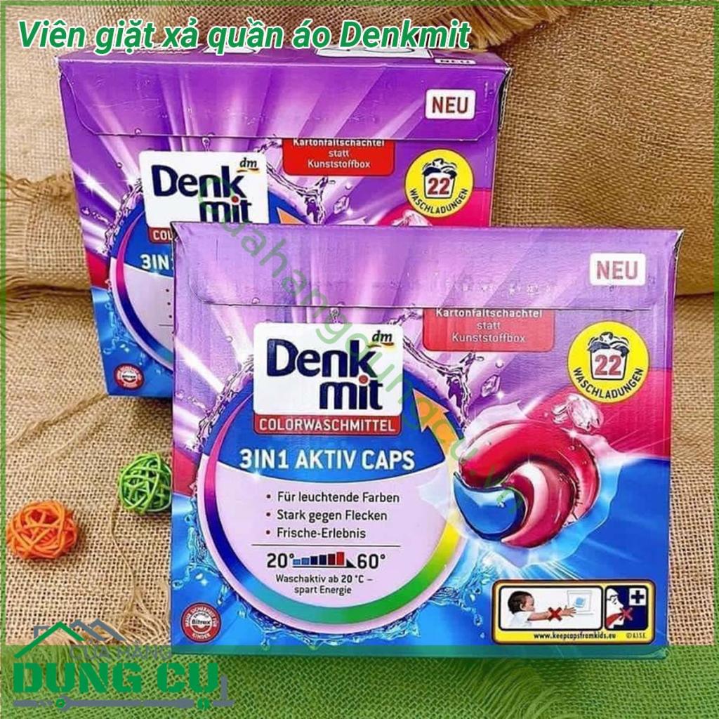 Viên giặt xả quần áo Denkmit